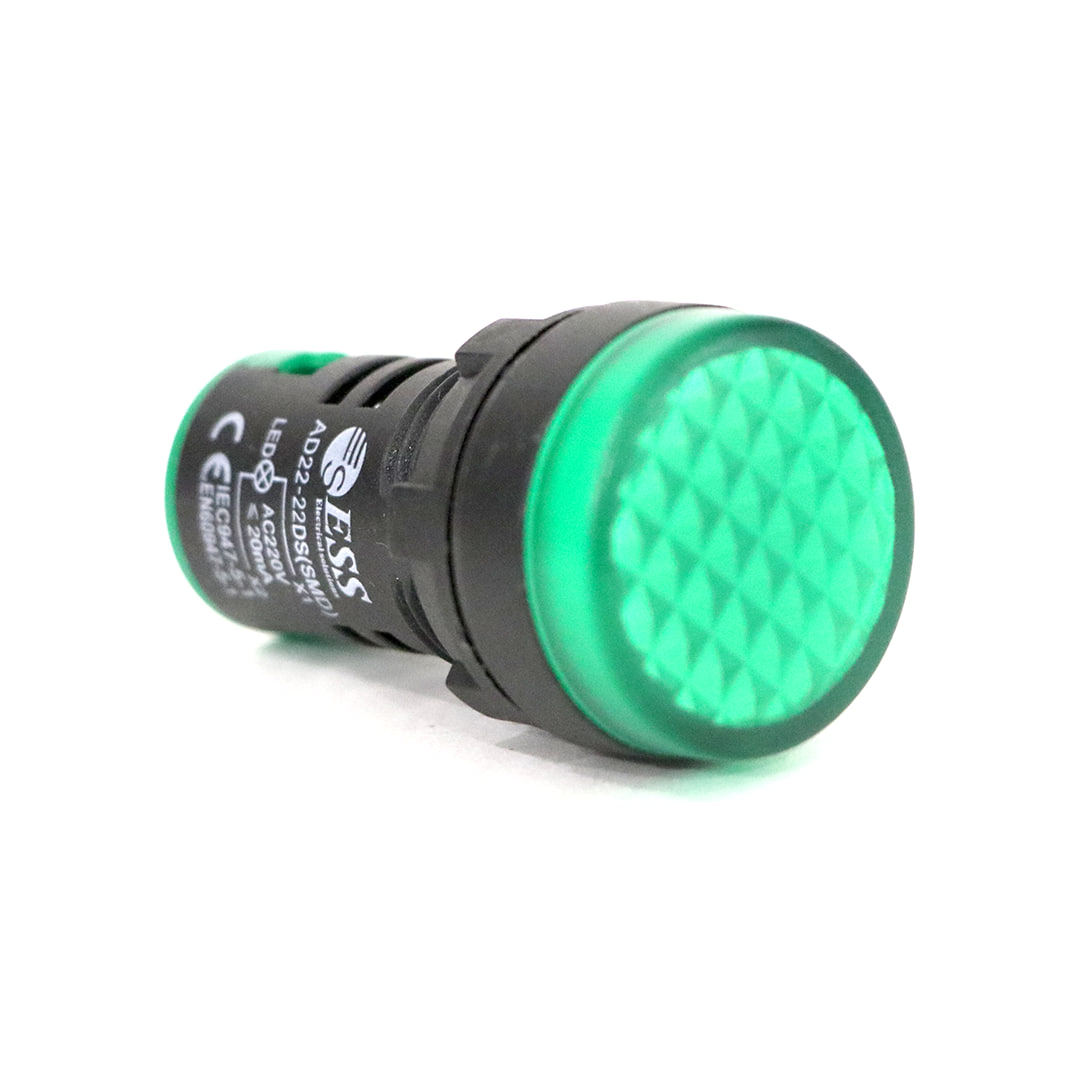 Индикатор AD22-22DS зелёный 24 вольт